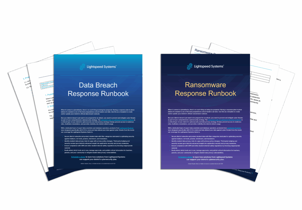 K-12 Data Breach & Ransomware Response Plan Templates