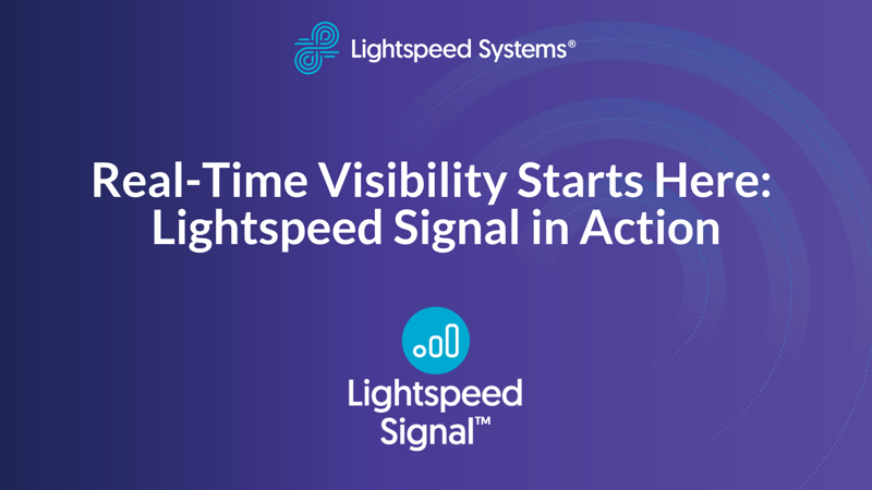Real-Time Visibility Starts Here: Lightspeed Signal in Action ...