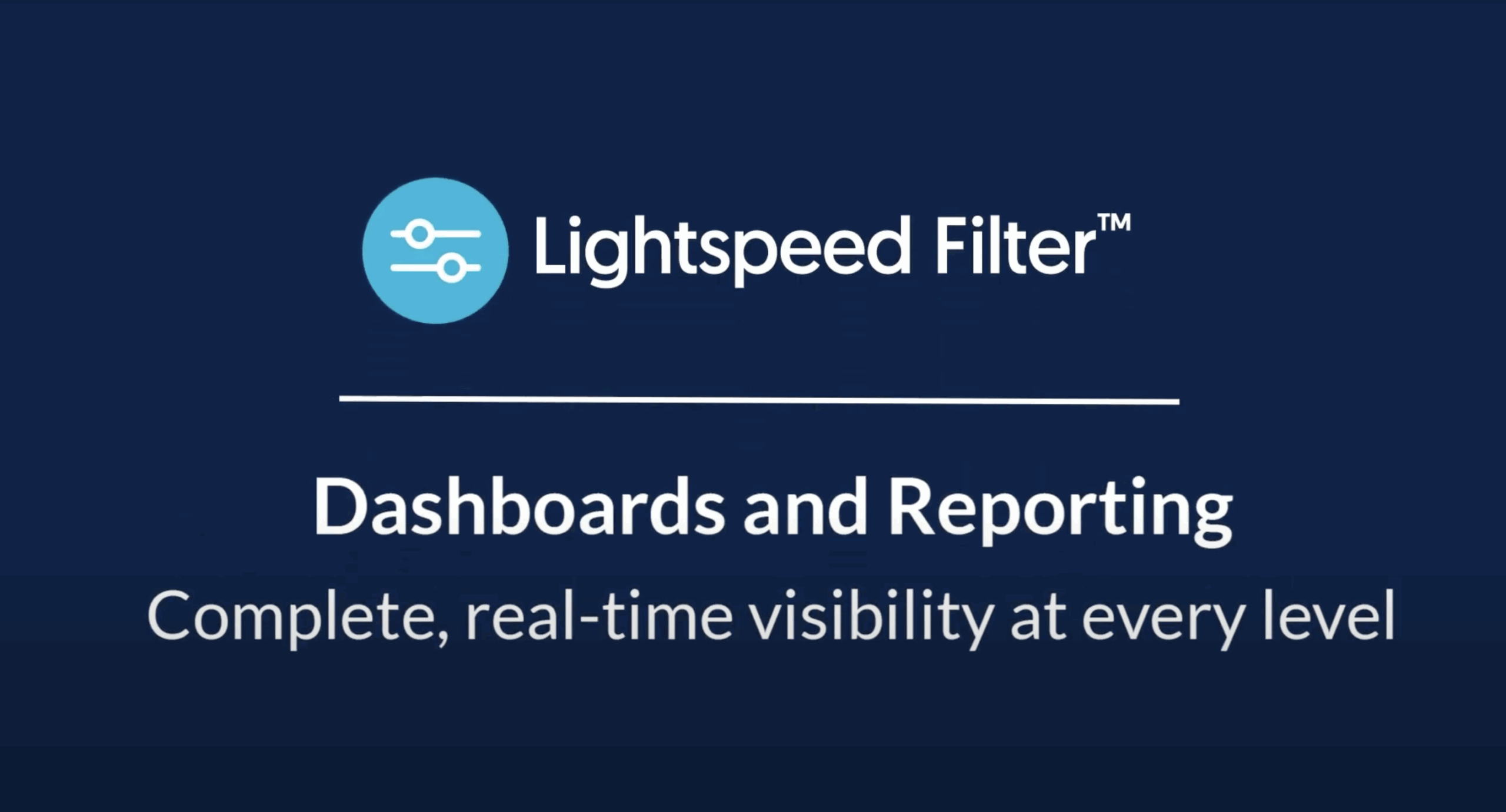 Lightspeed Filter: Dashboards and Reporting - Lightspeed Systems
