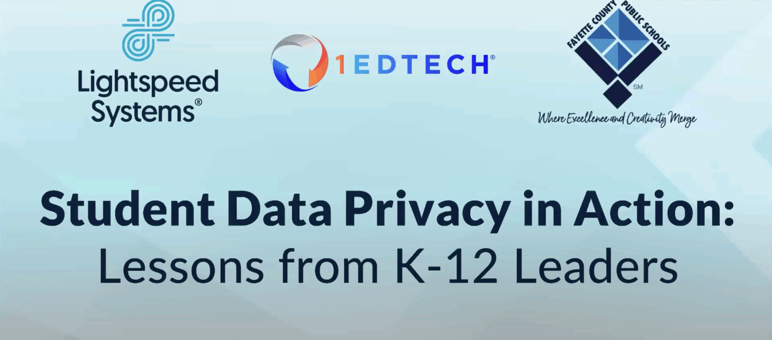 Student Data Privacy: Lessons Learned from K-12 Leaders Q&A ...